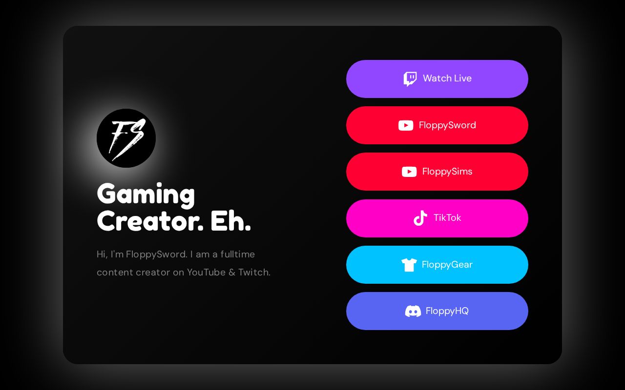 FloppySword - Gaming Creator on YouTube, Twitch, & More!
